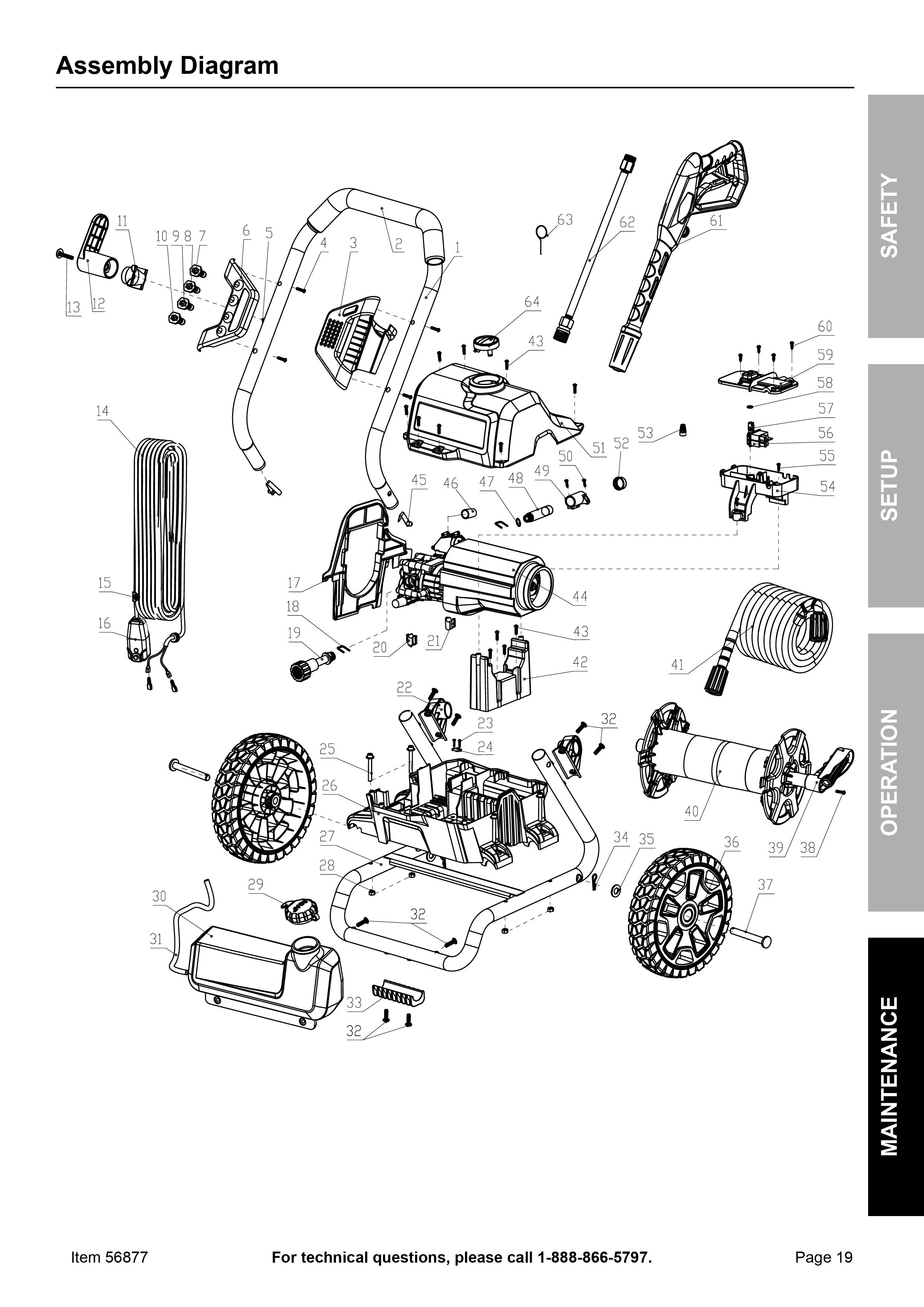 Parts for power washer store